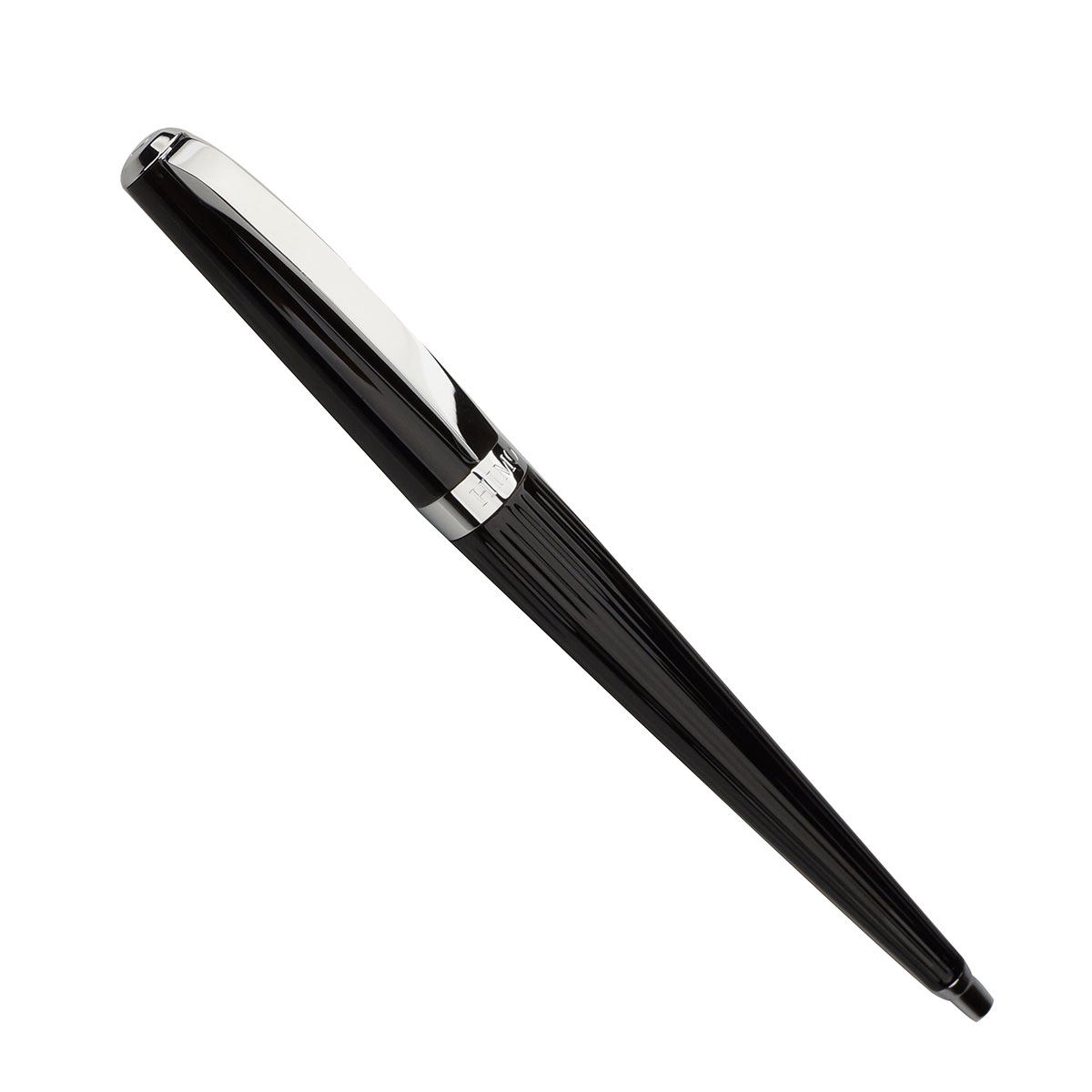 HIMO PEN Black barrel resin special pattern and tip Ballpoint - Himo ...